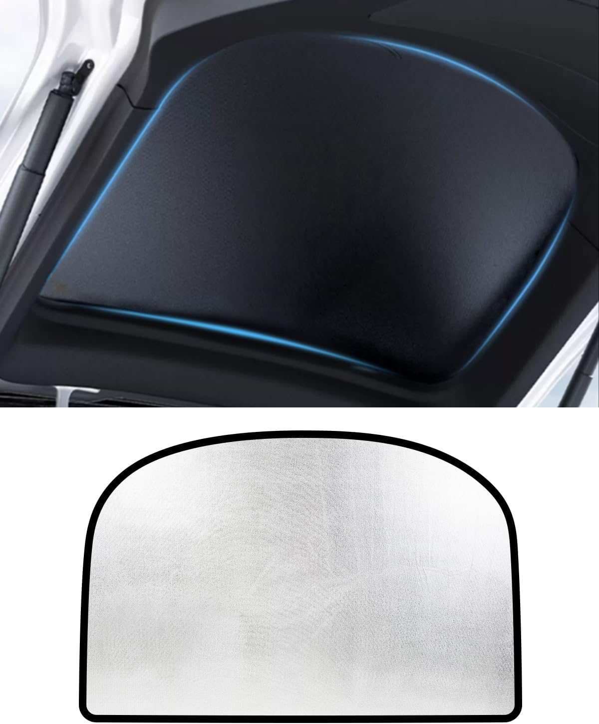 Amazon.com: Rear windshield sunshade for Tesla Model 3, foldable ...