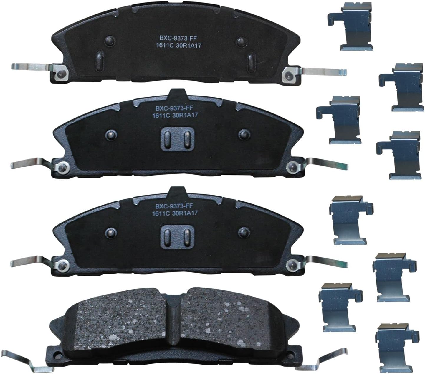 Amazon.com: Bendix Premium SBC1611C Ceramic Front Brake Pads for Ford ...