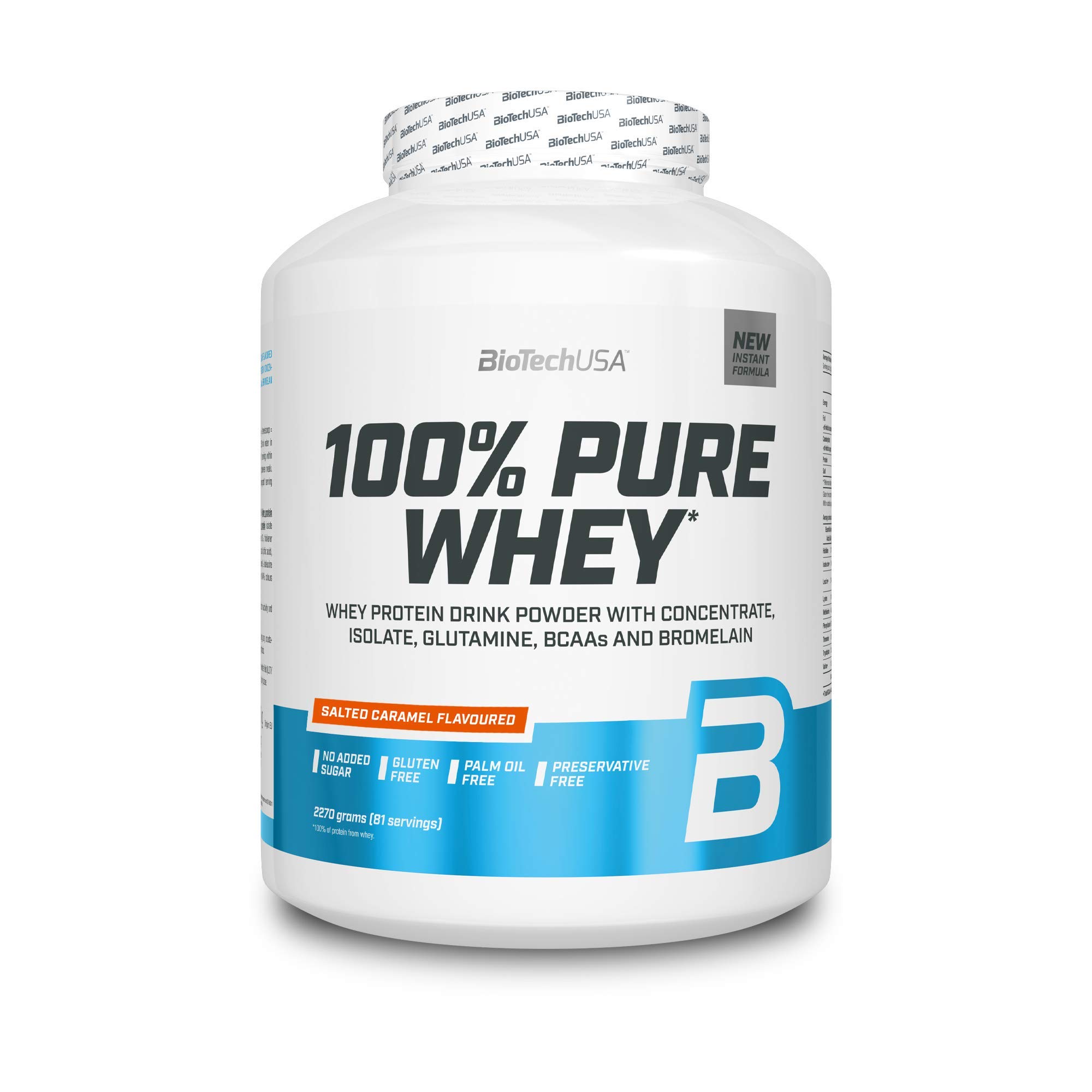Buy BioTechUSA 100% Pure Whey Protein Complex with bromelain Enzyme ...