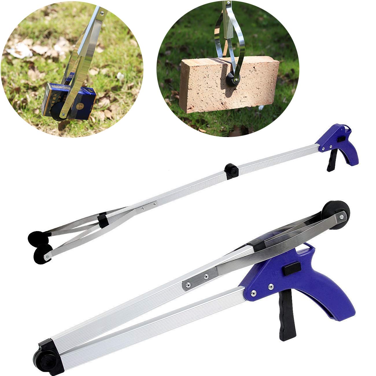 Buy YXMxxm 32" Foldable Reacher Grabber,Extra Long Heavy Duty Mobility ...