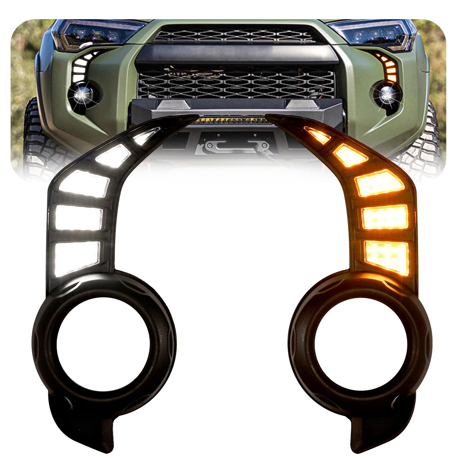 Amazon.com: BreTrewri Daytime Running light Fog Lights For 2014-2024 ...
