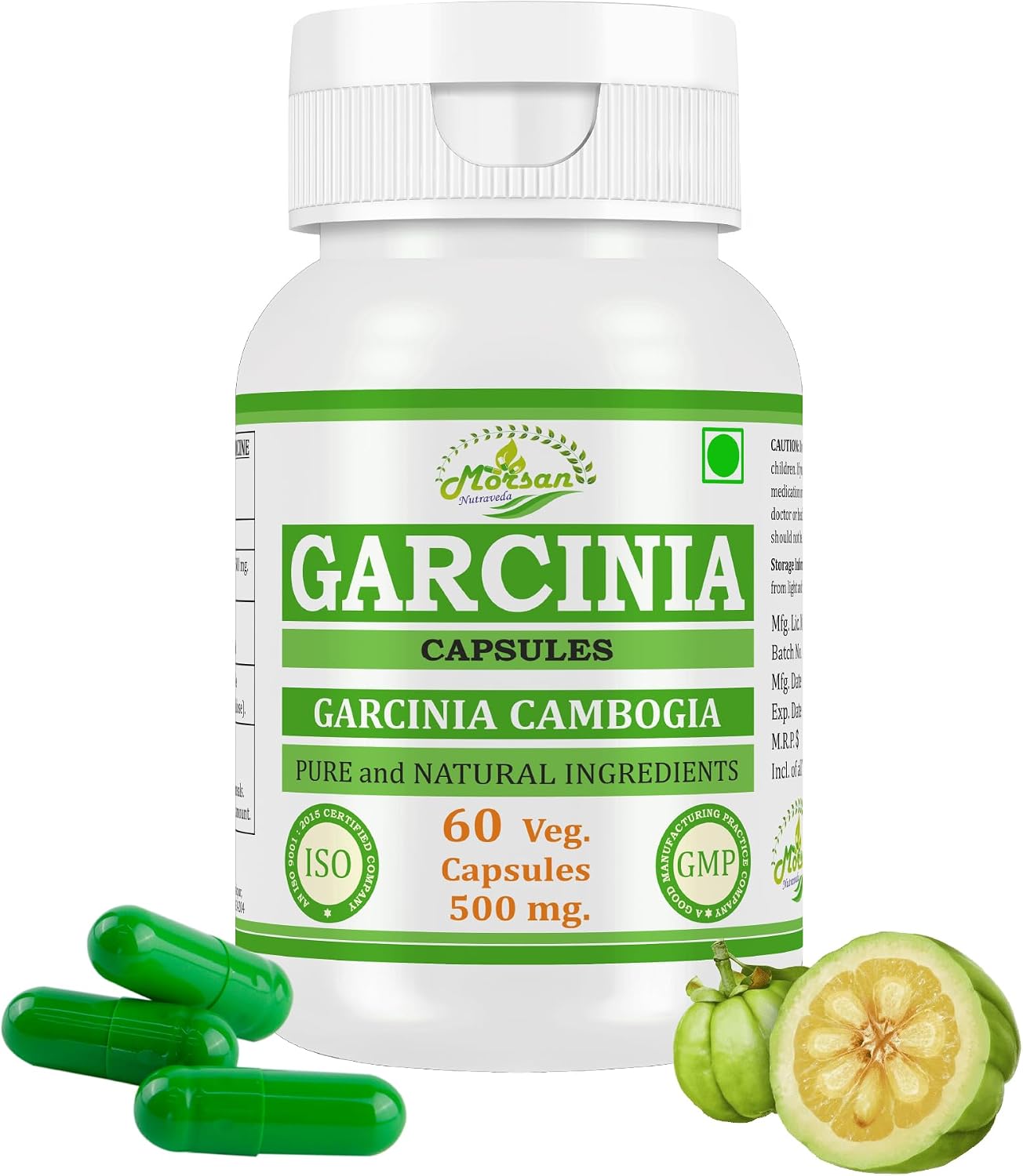 Amazon.com: Natural and Pure Herbal Garcinia CAMBOGIA (Garcinia ...
