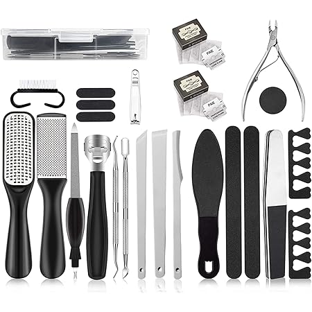 Amazon.com : Professional Pedicure Tools Set, 26 in 1 Stainless Steel ...