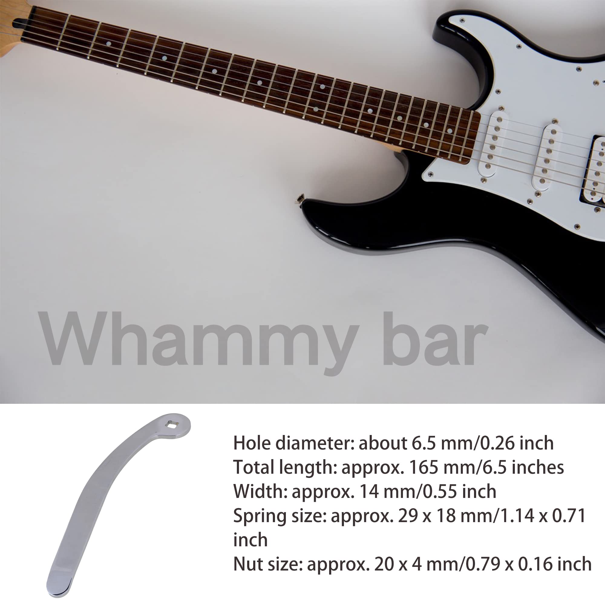 Snapklik.com : Bstinay Chrome Plated Tremolo Arm Whammy Bar Vibrato ...