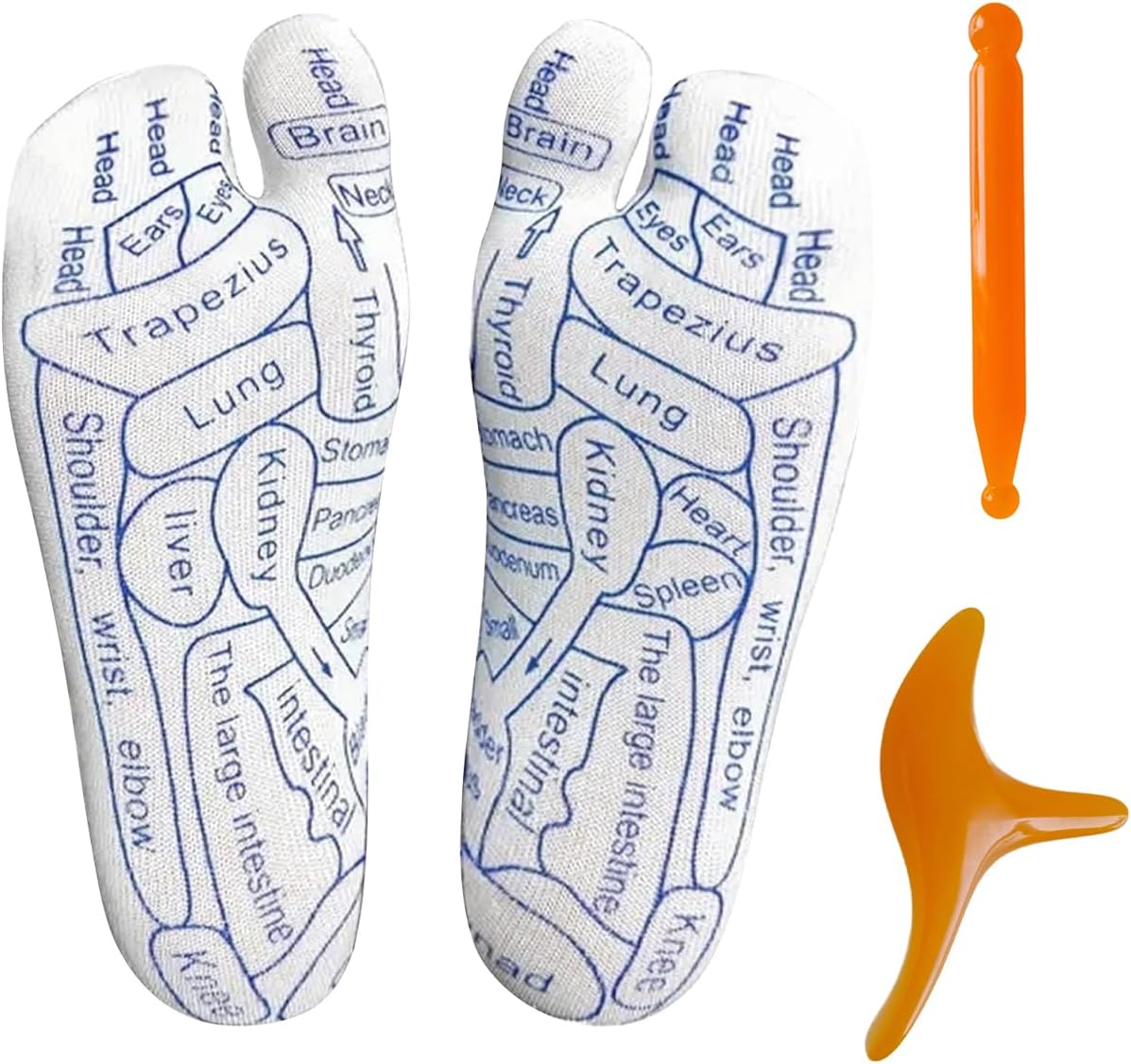 Amazon.com: Reflexology Socks with Acupressure Pen, Foot Pain Relief ...