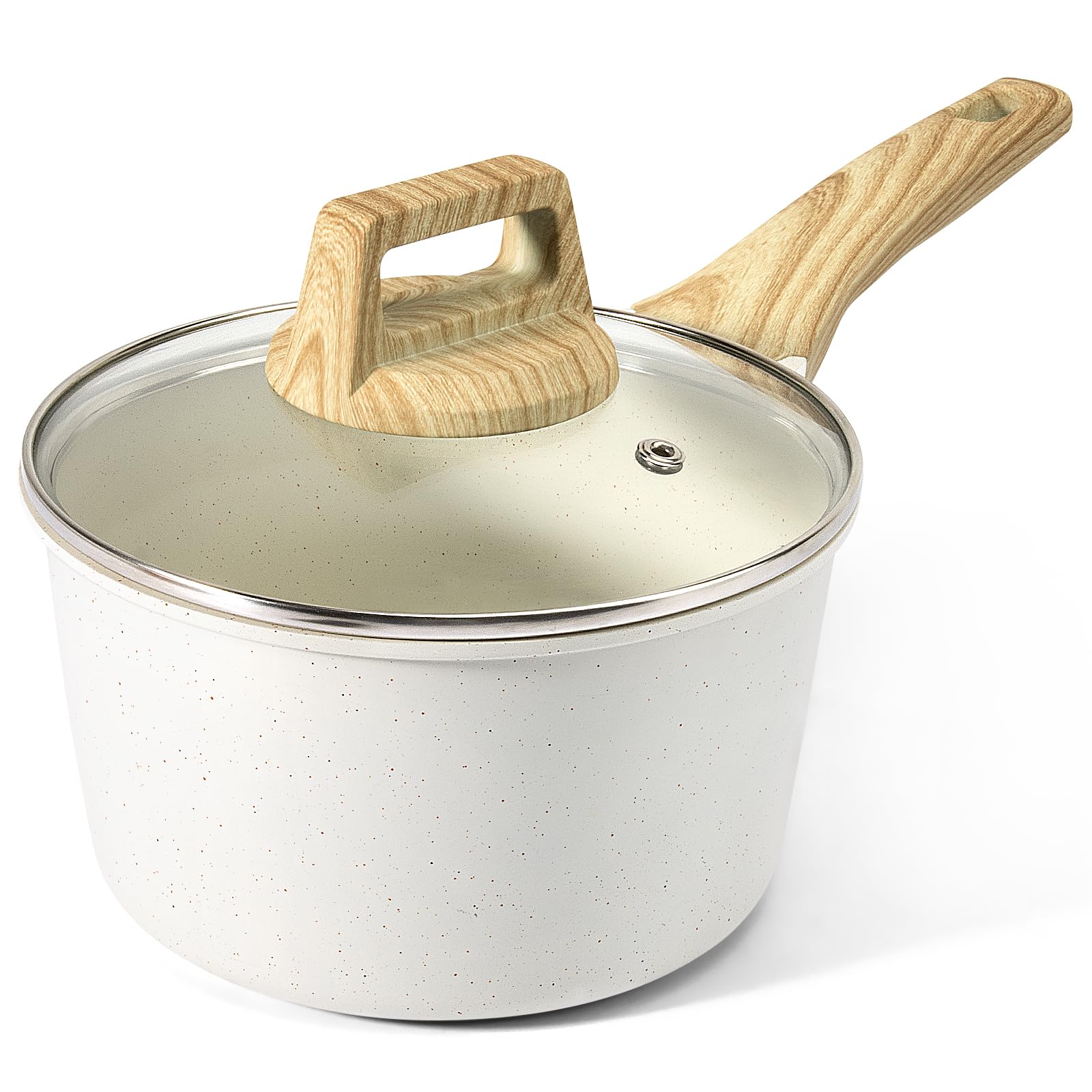 Amazon.com: GiPP 3.6QT Nonstick Sauce Pan with Lid - Large Non Stick ...