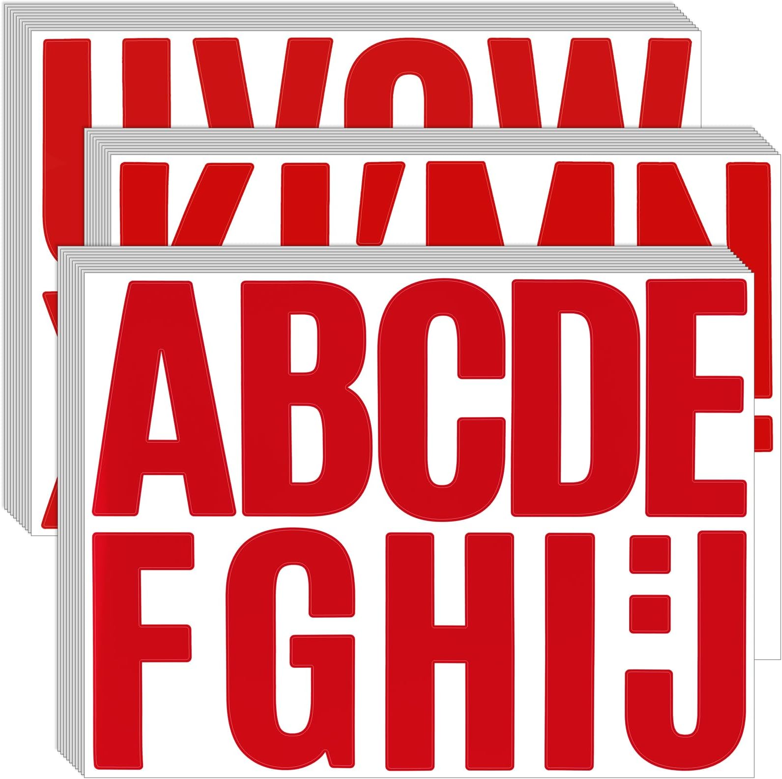 Amazon.com: Alphabet Letters and Numbers Gel Window Cling for Kids ABC ...