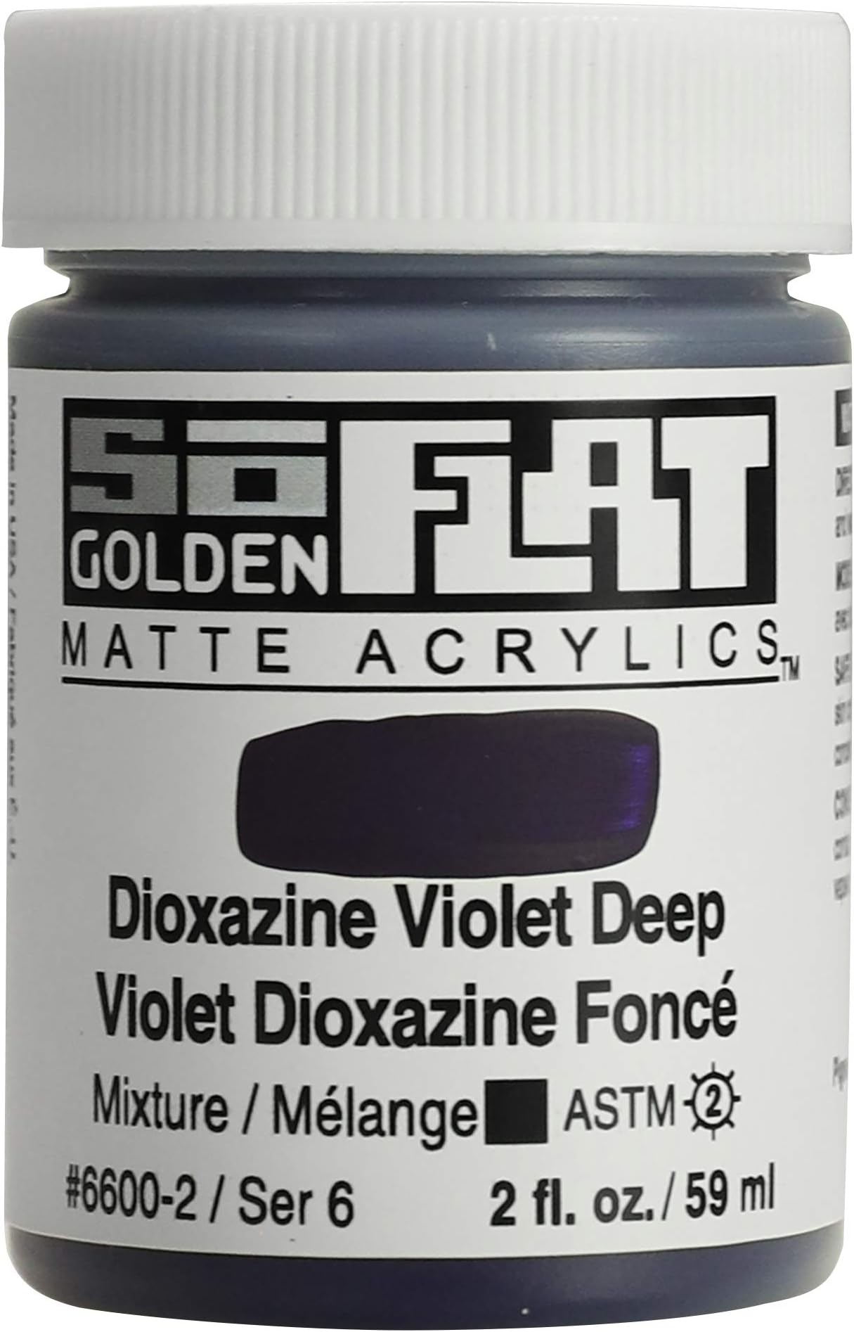 Amazon.com: Fluid Acrylics by GOLDEN, Permanent Violet Dark, 4 fl. oz ...