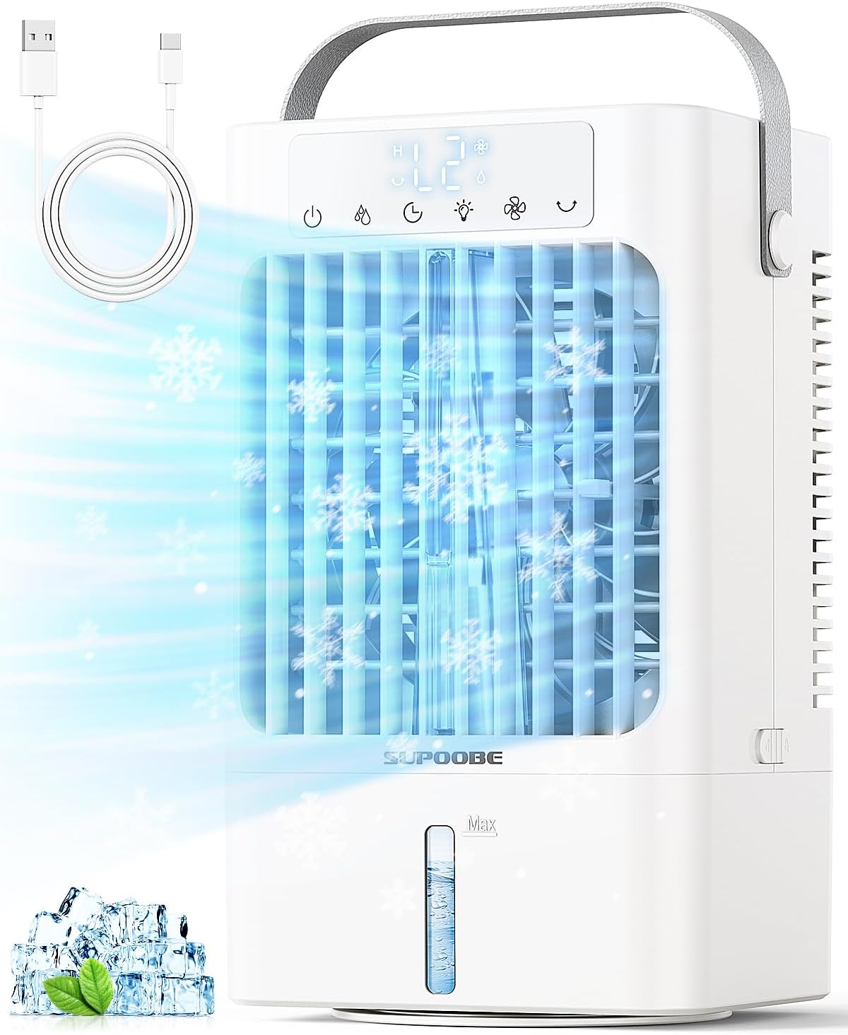 OMISOON Climatiseur Mobile, 800 ml Climatiseur Portable, Refroidisseur ...