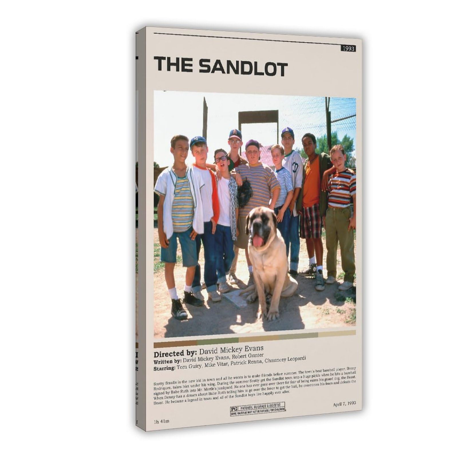 Amazon.com: SHITOU The Sandlot Poster Classic Retro Movie Posters Cool ...
