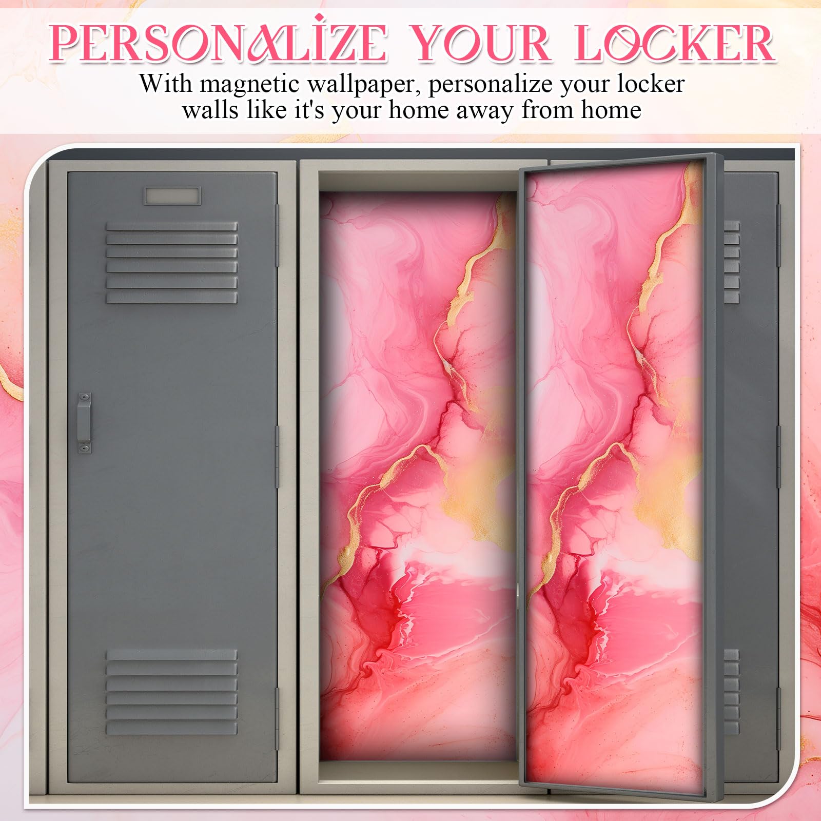 Magnetic Locker Wallpaper For Boys Svartur 36" X 12" Magnetic Locker