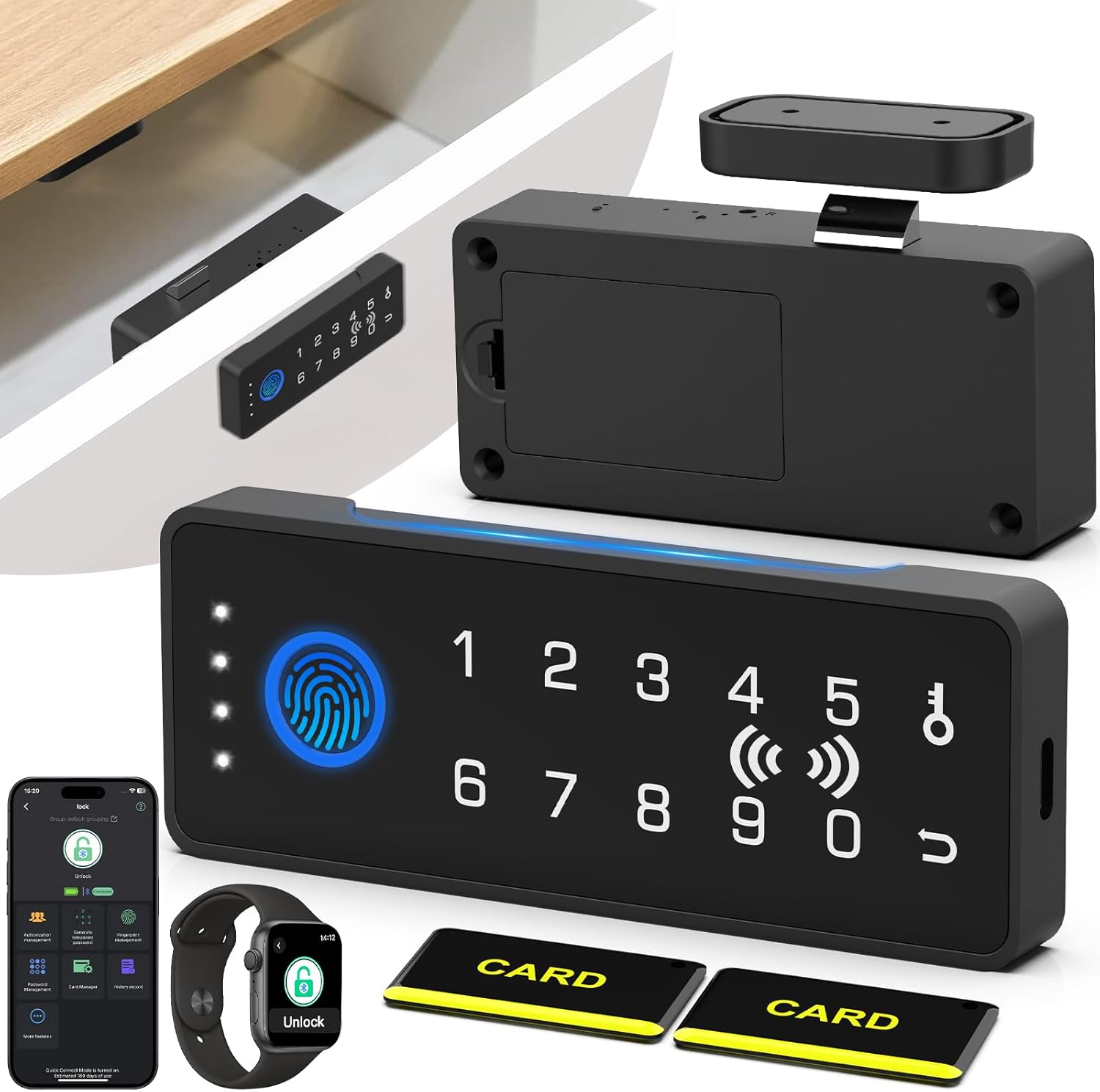 Eseesmart Smart Cabinet Lock, Magnetic Digital Nepal | Ubuy