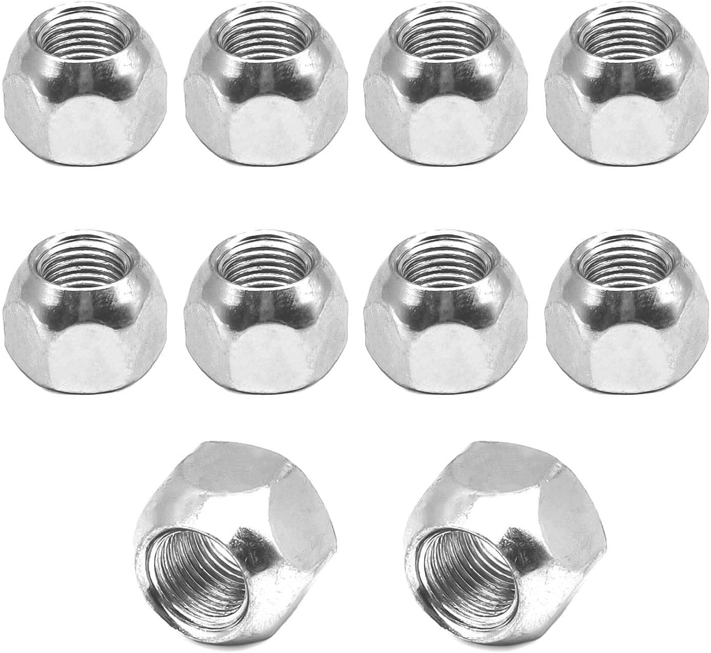 1/2-20 Wheel Nuts Trailer Wheel Studs 10-Pack 1/2-20 Trailer Lug Nuts ...