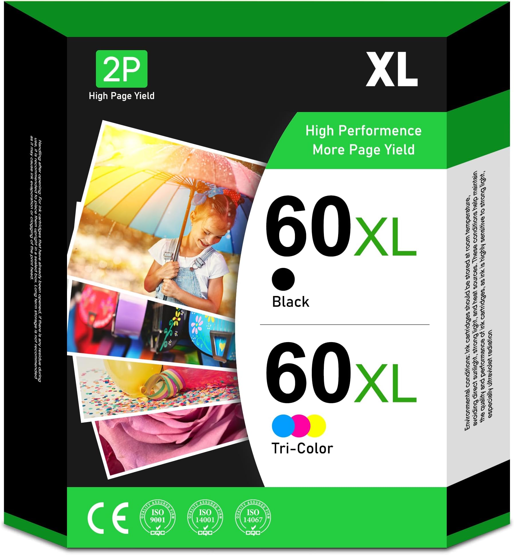 Amazon.com: HP 60 Black/Tri-color Ink Cartridges Combo Pack, Works with ...