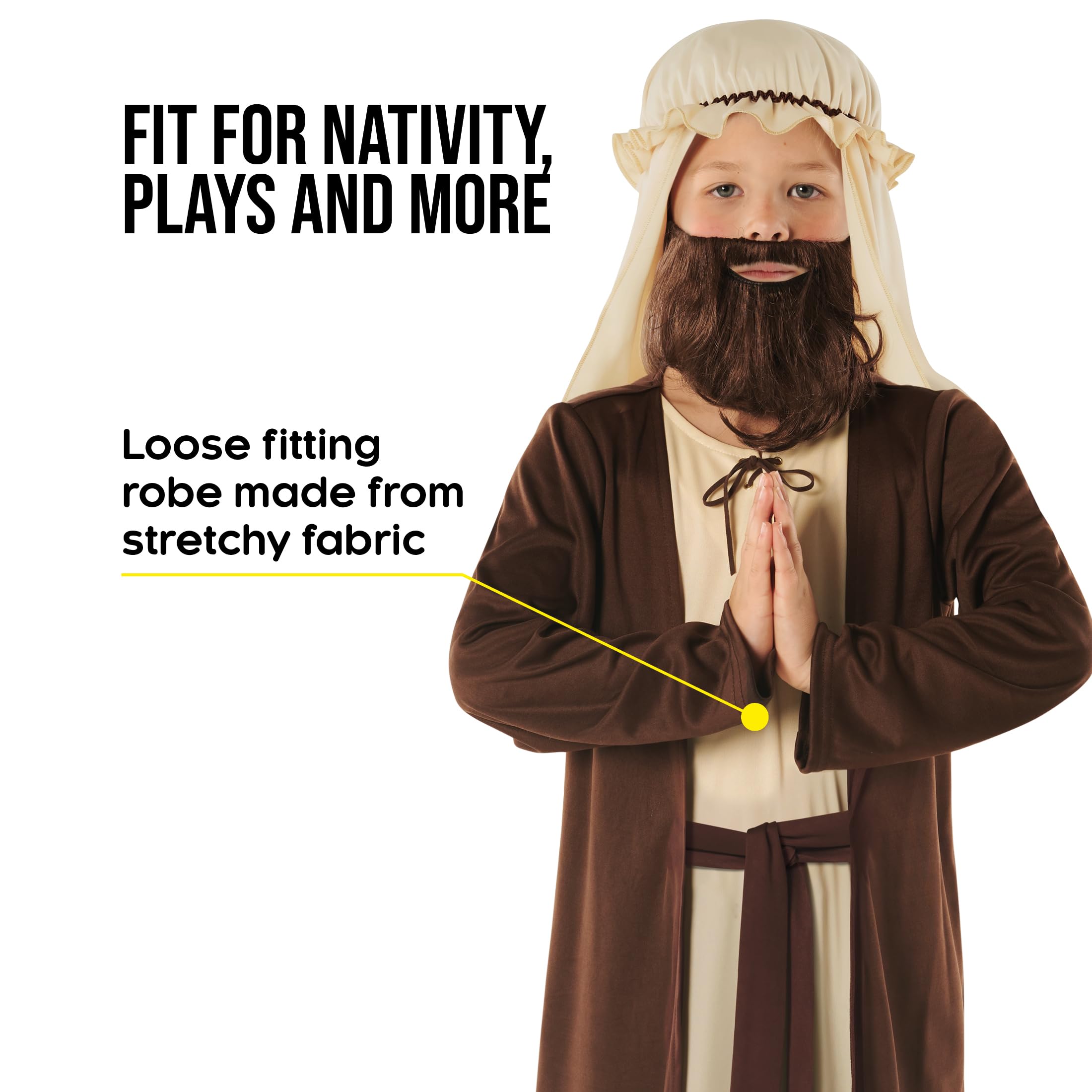 Snapklik.com : Saint Joseph Costume For Kids, Biblical Costume For Boys ...