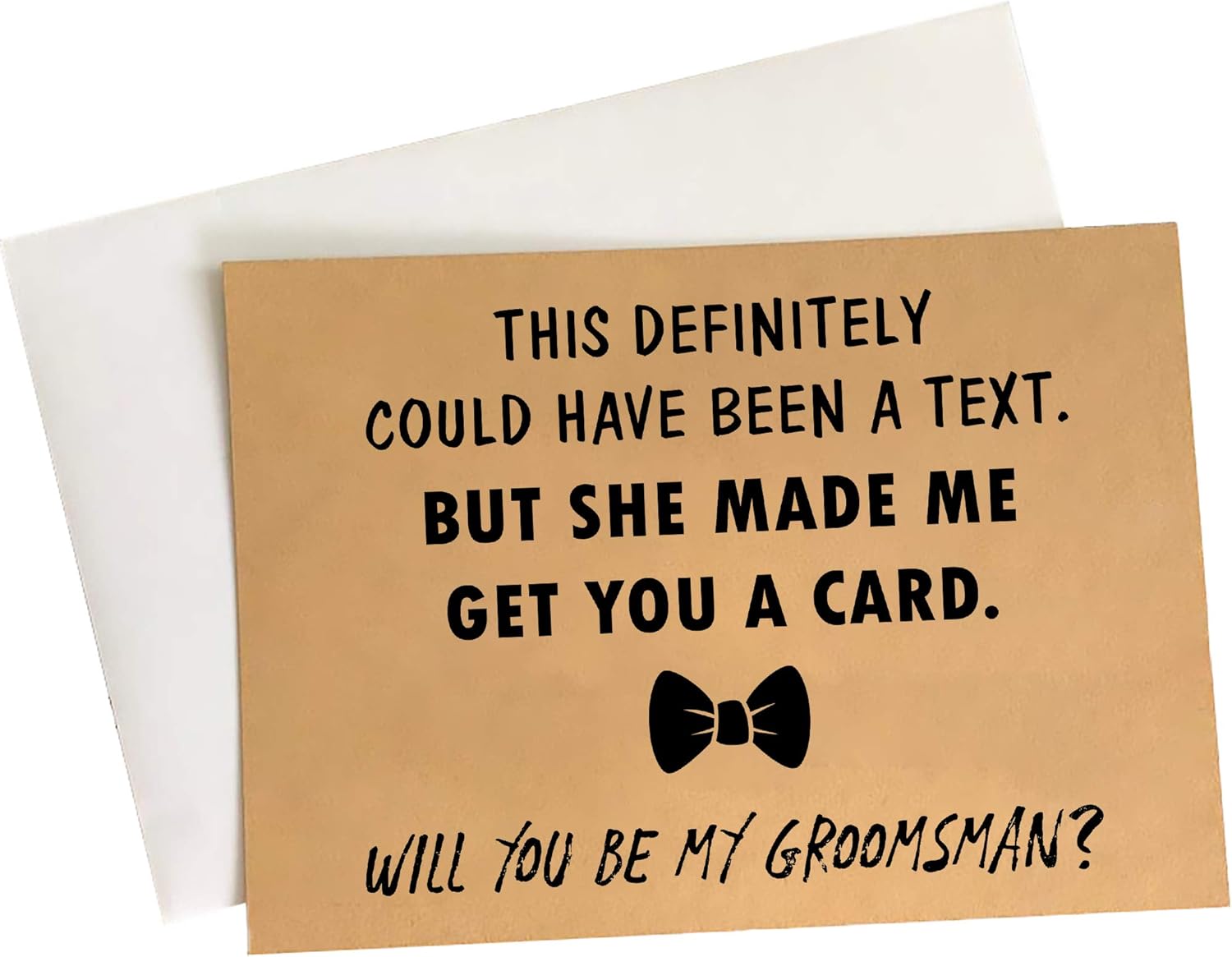Amazon.com : Heather & Willow Groomsmen Proposal Cards - Set of 8 with ...