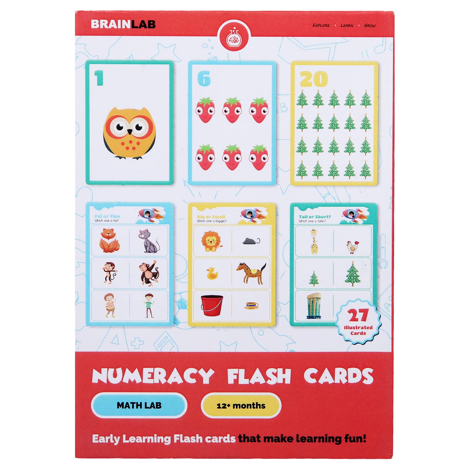 The Brain Lab Flash Cards For Kids Medium Numeracy | Desertcart KSA
