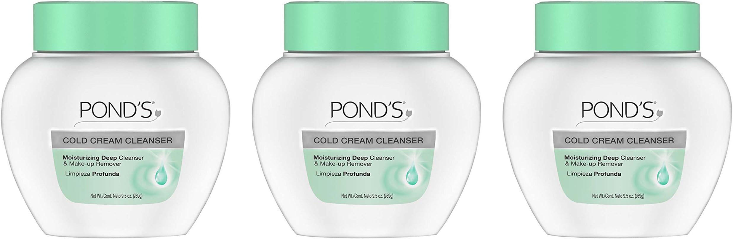Amazon.com: Pond's Cold Face Cream, Skin Care Facial Cleanser for All ...
