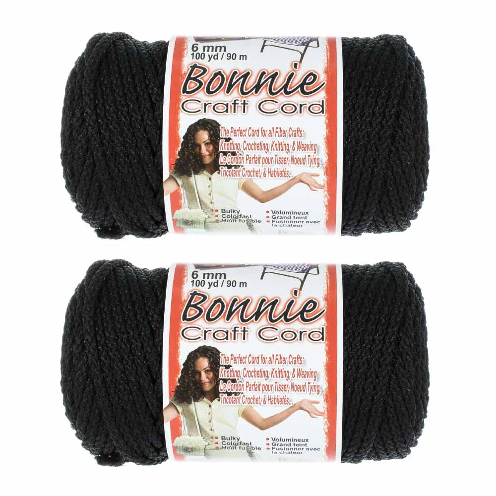 Amazon.com: 2 Pack Bonnie Macramé Cord - 6mm - 100 Yard Lengths : Arts ...