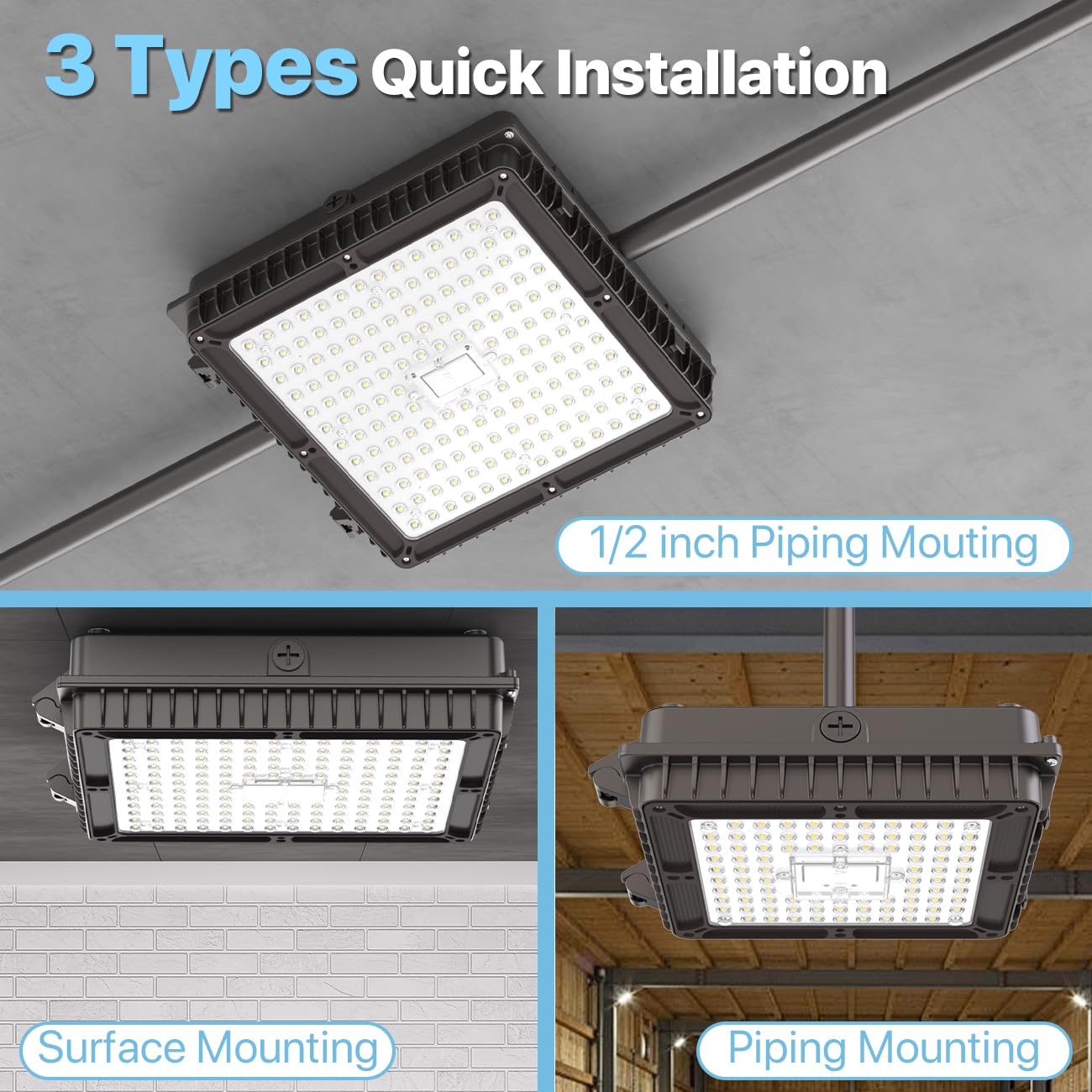 Retrofit Led Canopy Lights Sokply 70W LED Canopy Light Outdoor (350W