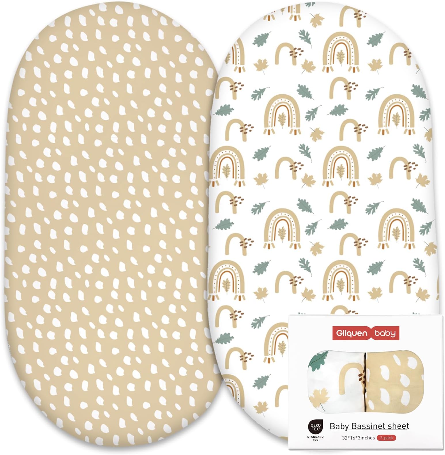 Amazon.com: JumpOff Jo - Hypoallergenic Fitted Bassinet Sheet for Baby ...