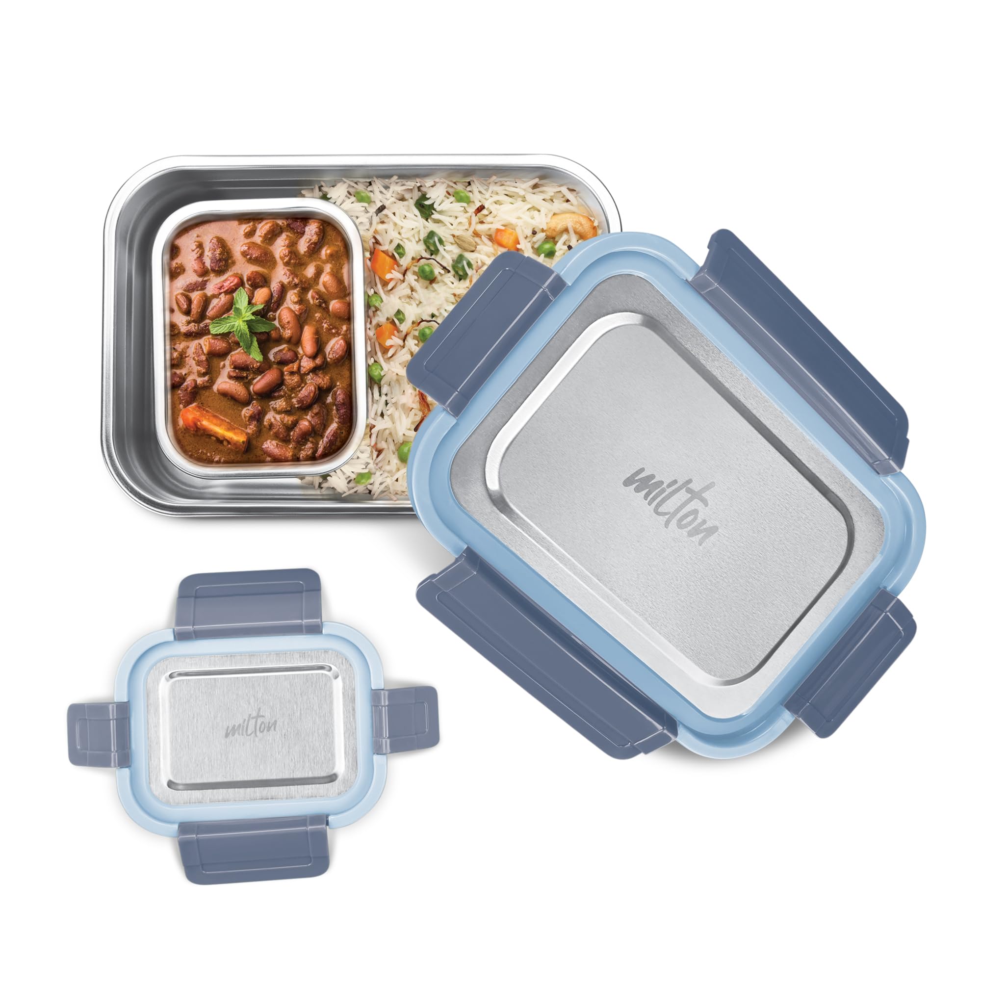 Buy MILTON Home Meal Jr. Stainless Steel Airtight Leak-Proof Lunch Box ...
