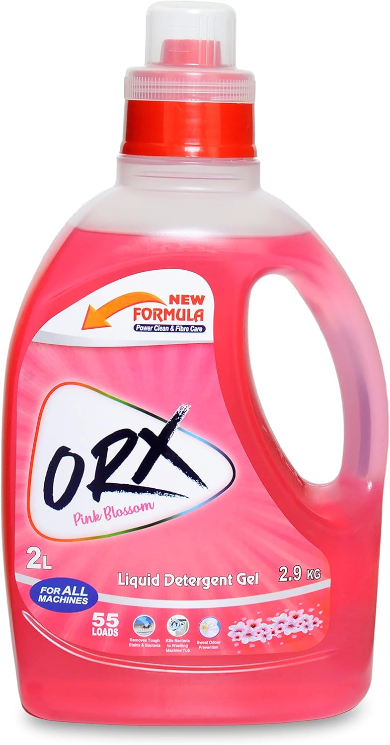 ORX Pink Blossom Fragrance High Efficiency Liquid Laundry Detergent ...