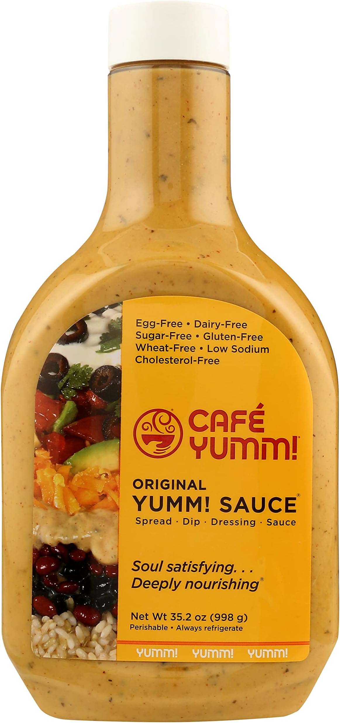 Amazon.com : Cafe Yumm Original Yumm Sauce, 35.2 OZ : Grocery & Gourmet ...