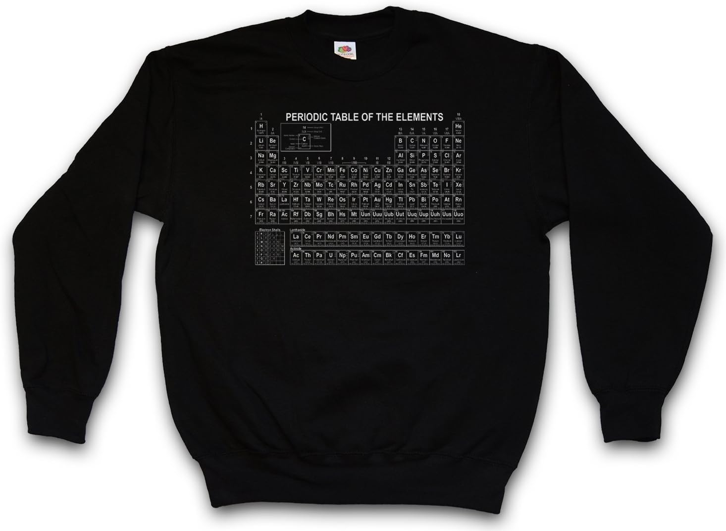 Urban Backwoods Periodic Table of The Elements II Sweatshirt Pullover ...