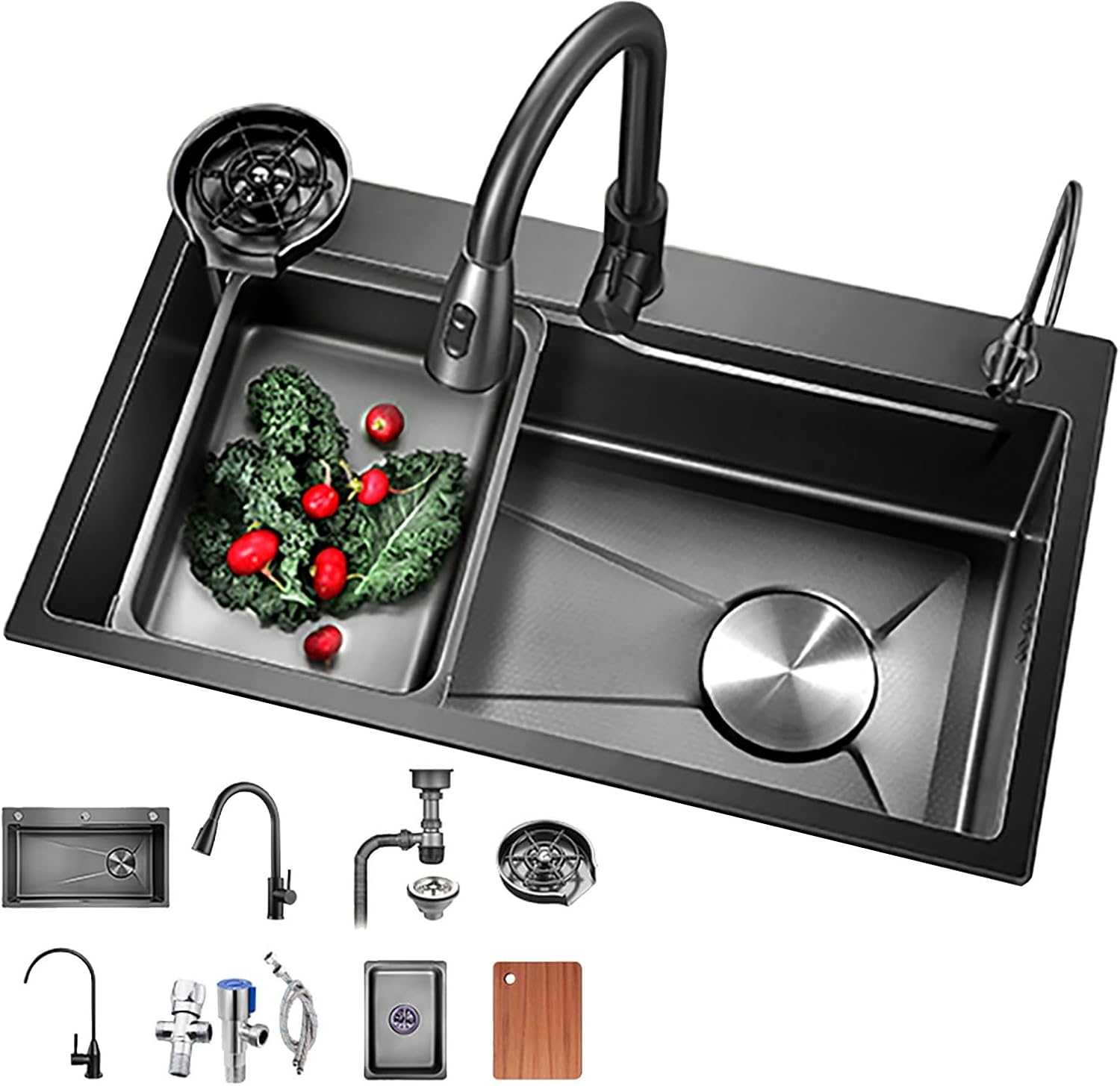 Amazon.com: Utility Sink,Honeycomb Embossed Kitchen Sink, Home ...