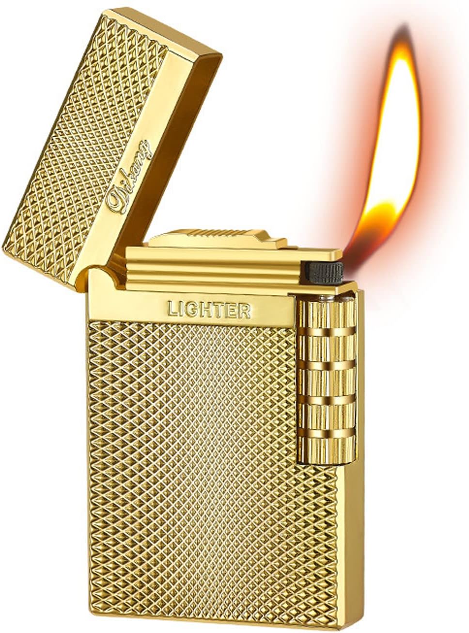 Amazon.com: Classic Cigarette Cigar Metal Lighter, Traditional Soft ...