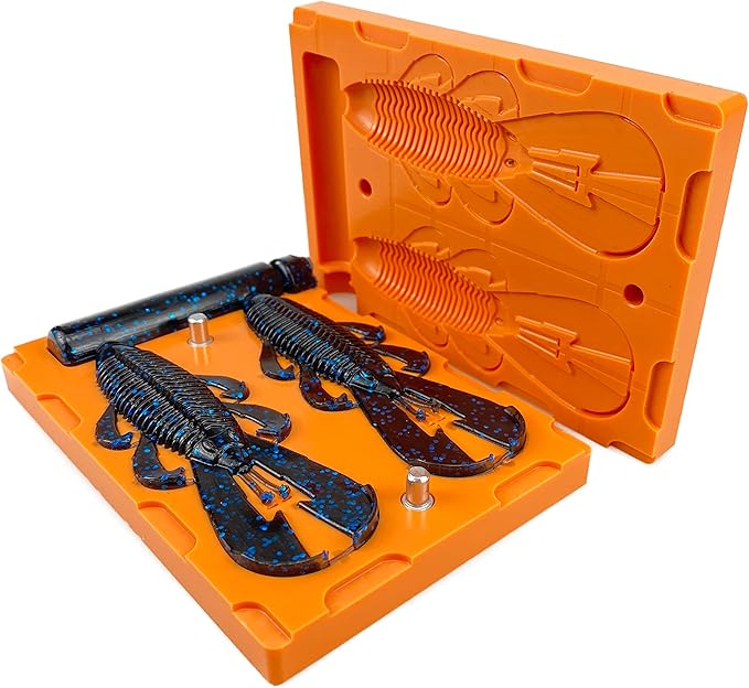 Amazon.com : Soft Plastiс Mold Lure Making Injection Molds Fishing ...