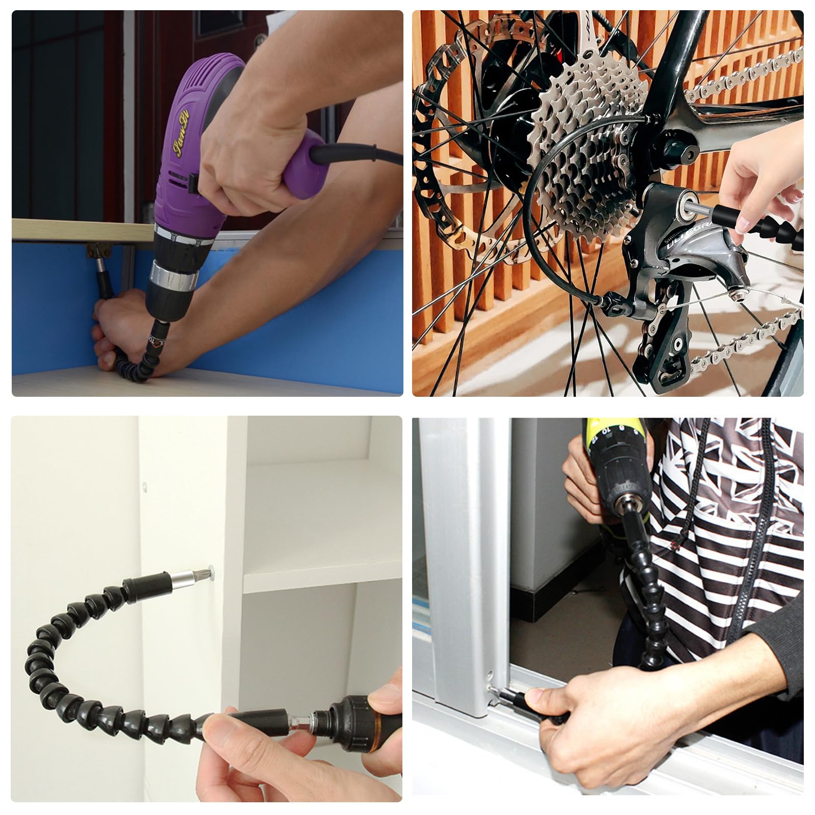 Snapklik.com : Flexible Drill Bit Extension Super Bit, Superbit Drill ...