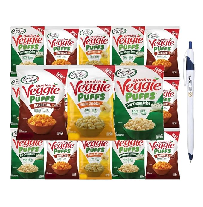 Amazon.com: Sensible Portions Garden Veggie Snacks (Veggie Puffs ...