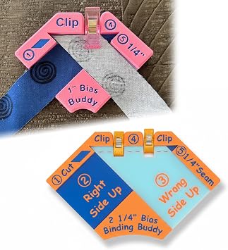 Amazon.com: Bias Binding Buddy for Bias & Straight Bindings, Quilting ...
