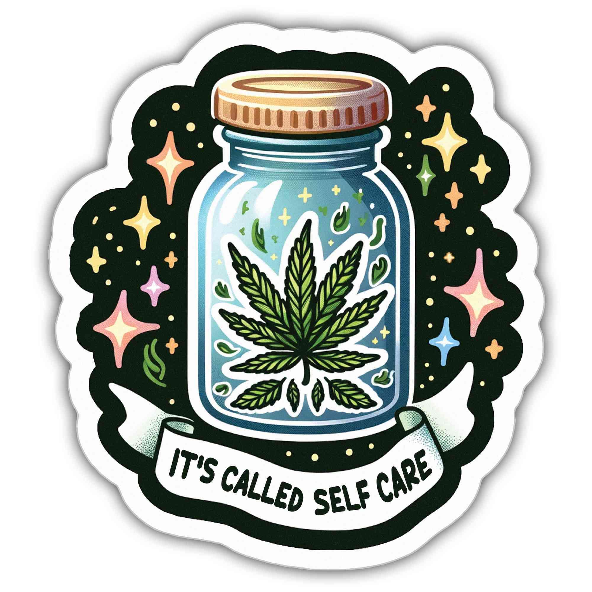 Amazon.com: Weed Stickers Weed Decals It's Called Self Care Vinyl ...