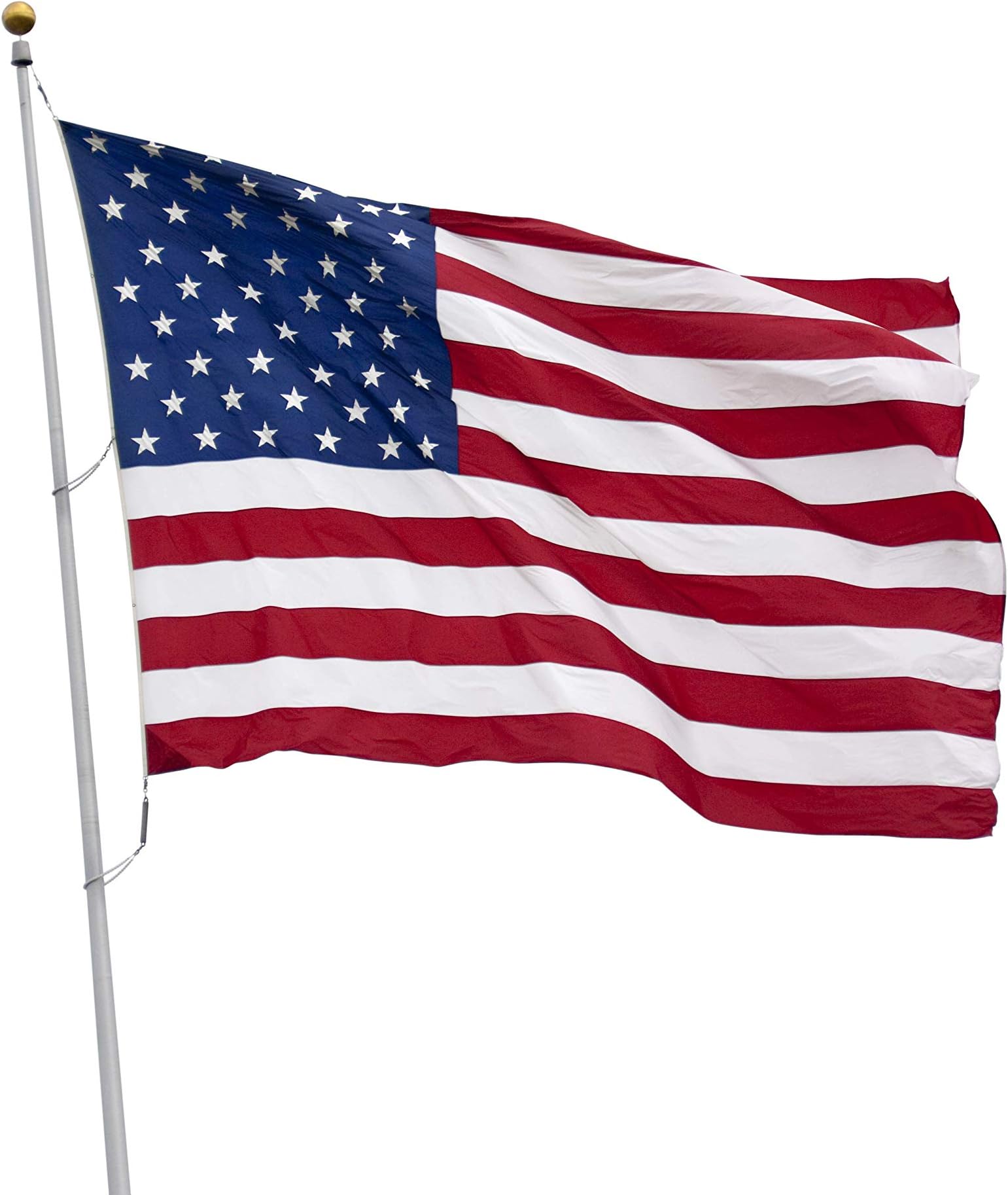 Amazon.com : 12x18' Nylon American Flag - All Weather, Durable, Outdoor ...
