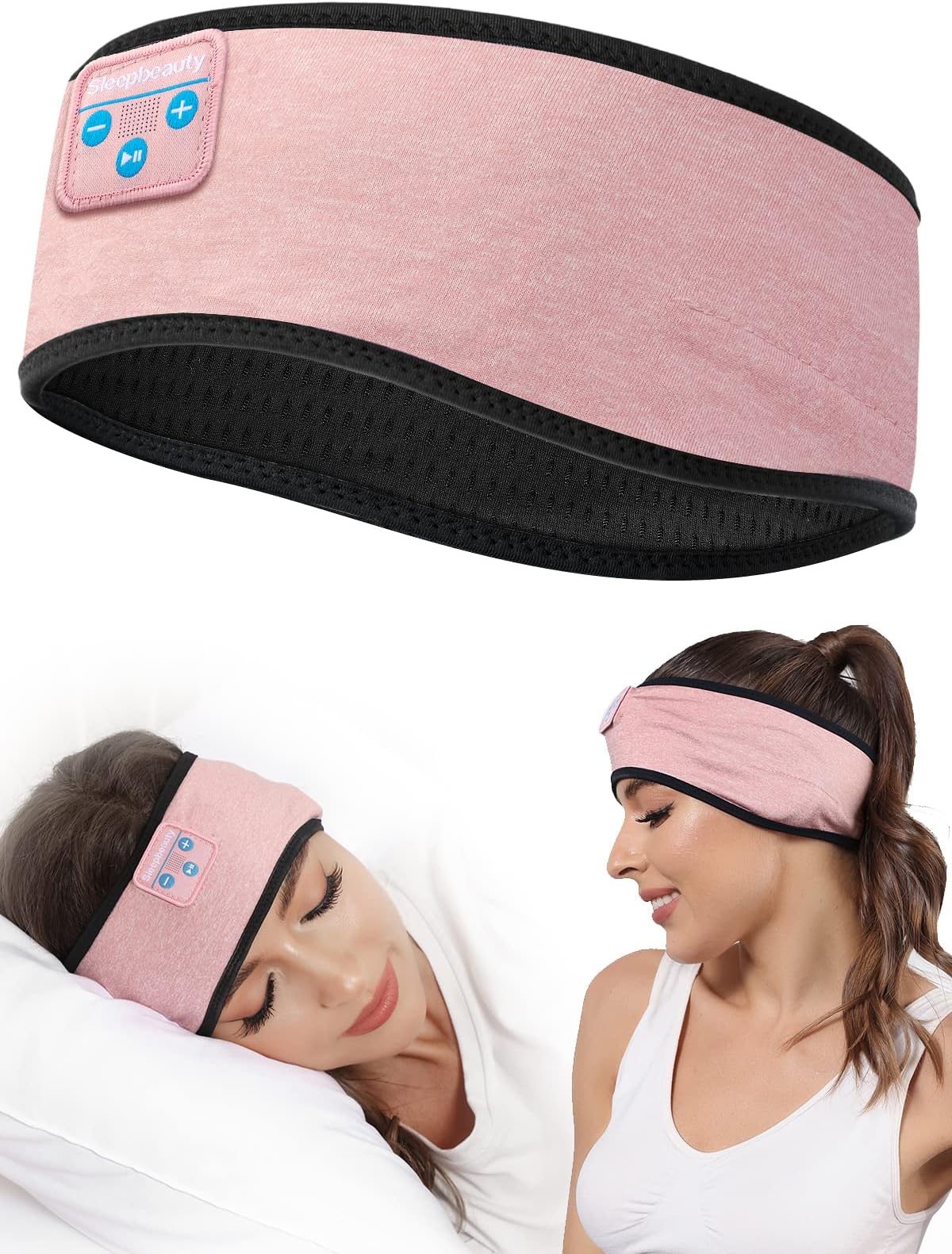 Amazon.com: Sleepbeauty Sleep-Headphones-Wireless-Bluetooth-Headband ...