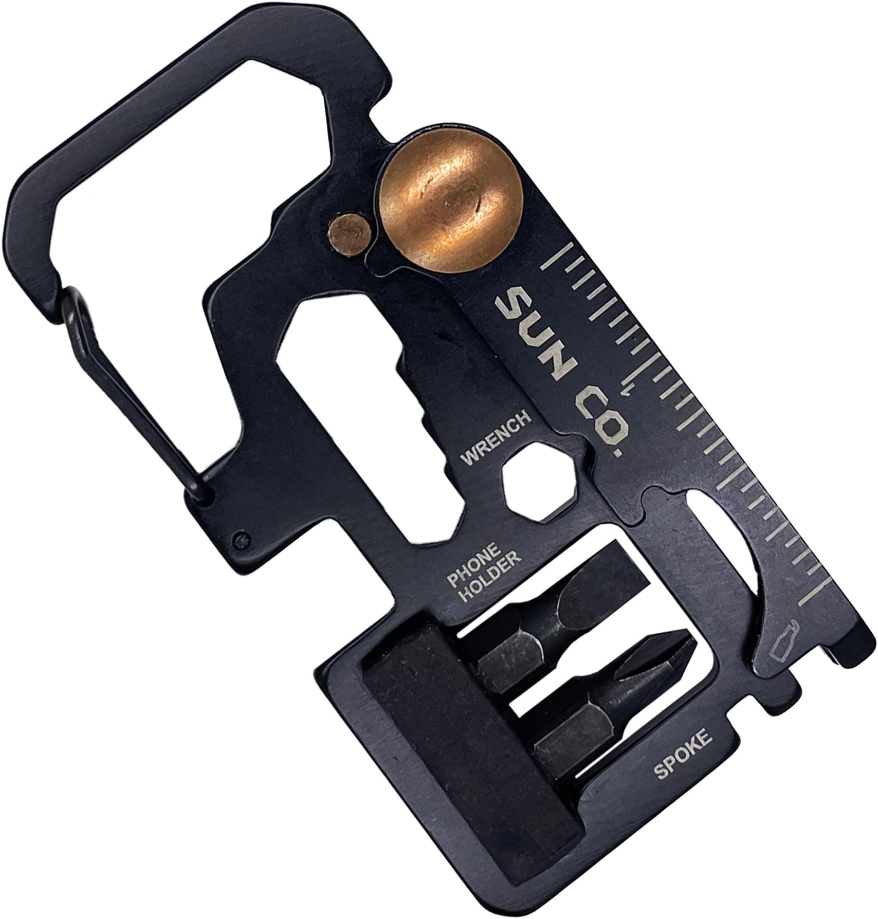 CCLife EDC Multifunction Keychain Pocket Tool,Stainless Steel Multi ...