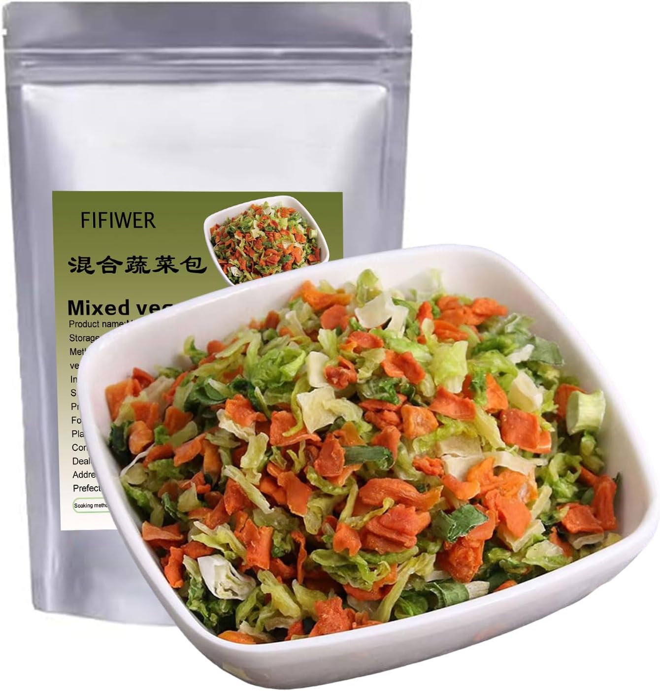 Vegetable Soup Blend 320g ，Dehydrated Vegetables for Ramen Noodles ...