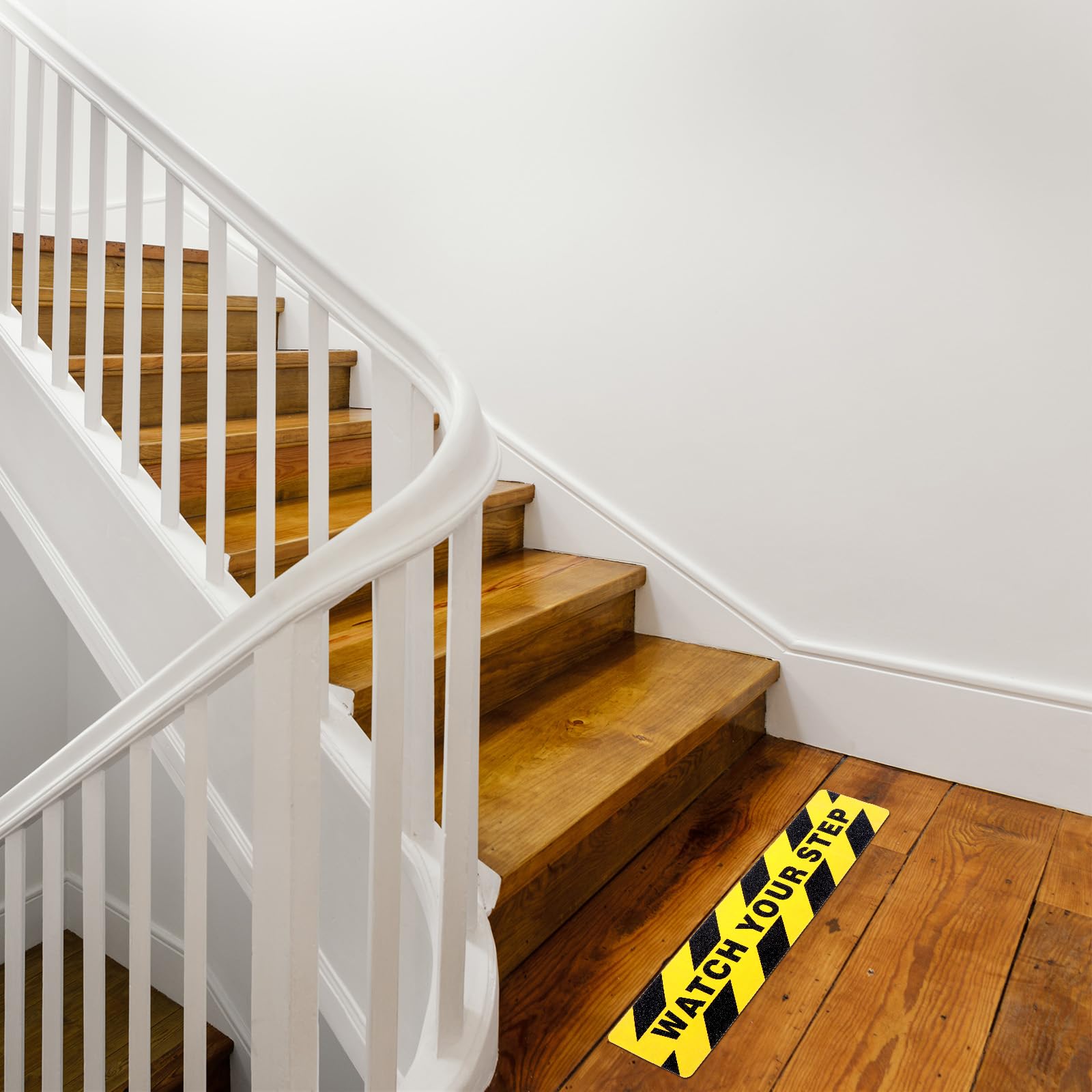 Snapklik.com : 12 Pieces Watch Your Step Stickers Sign 6 X 24 Inch ...