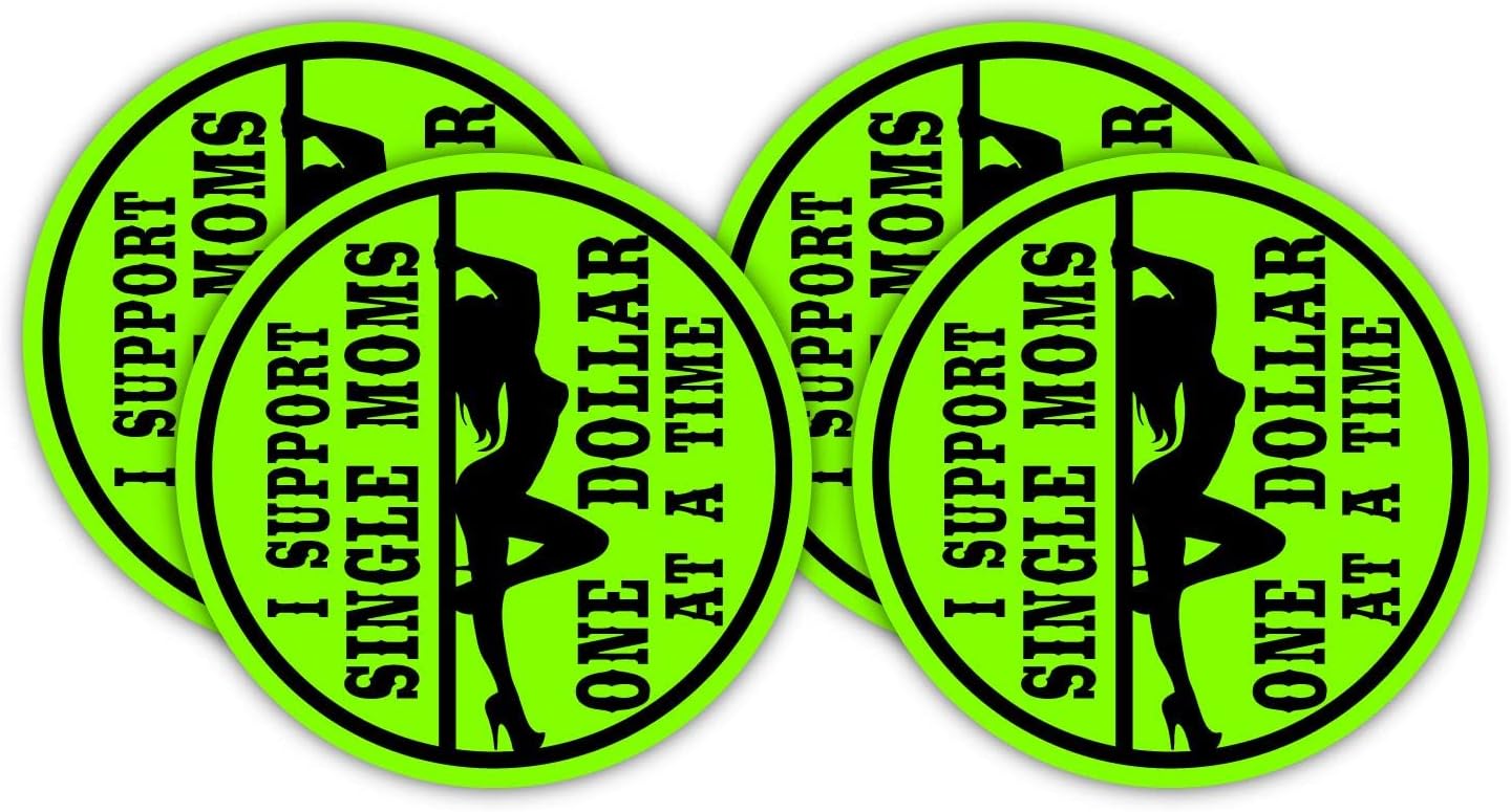 Amazon.com: I Support Single Moms Hard Hat Stickers | Motorcycle ...