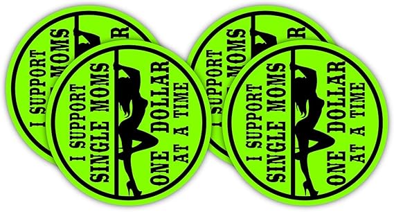 Amazon.com: I Support Single Moms Hard Hat Stickers | Motorcycle ...