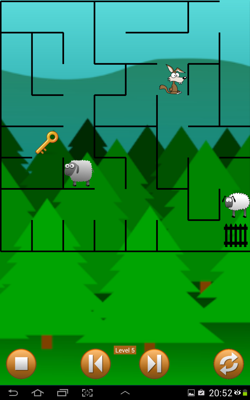 Lamb and Wolf Maze Puzzle - App on Amazon Appstore