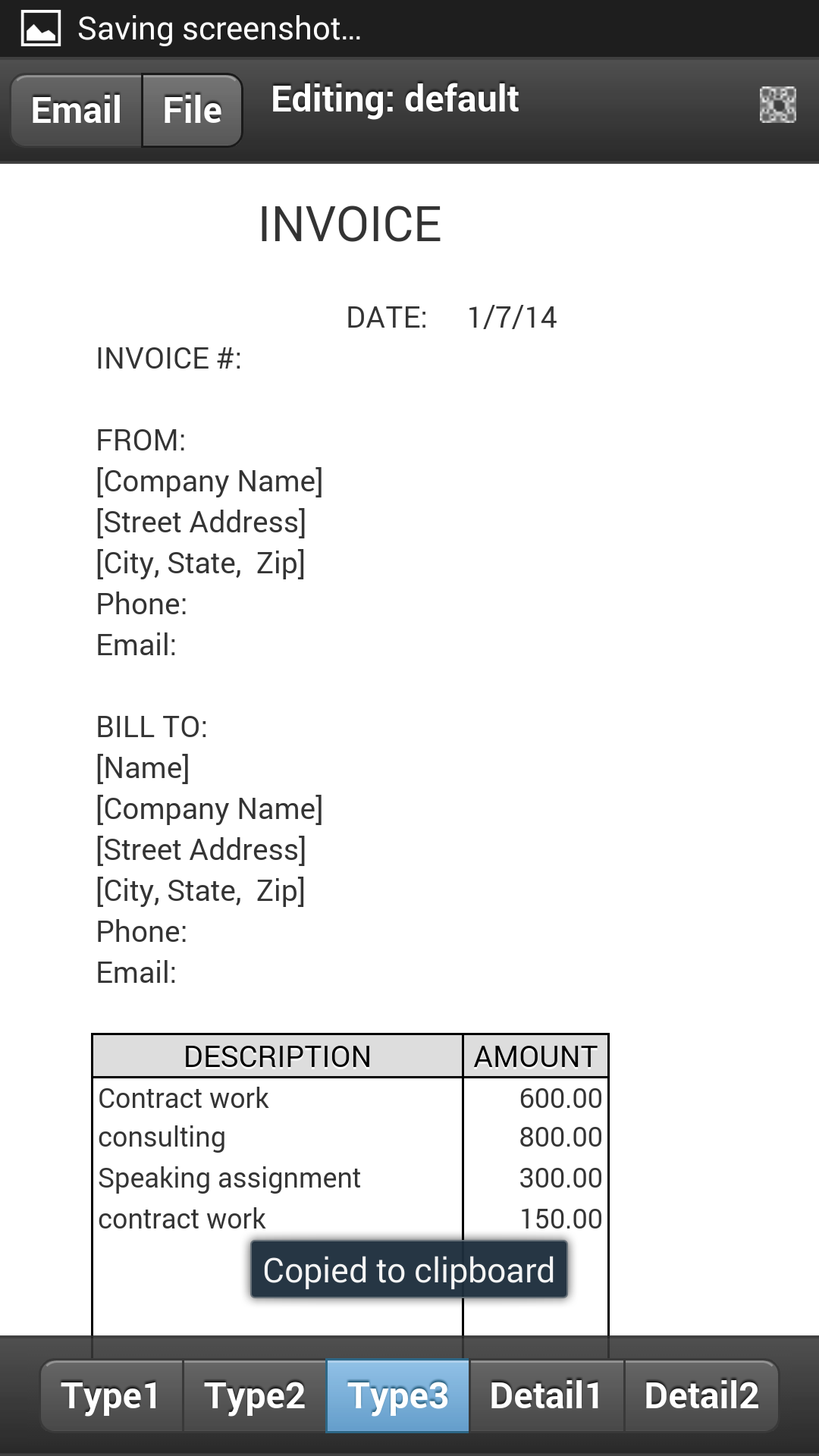 Invoice Mobi - App on Amazon Appstore