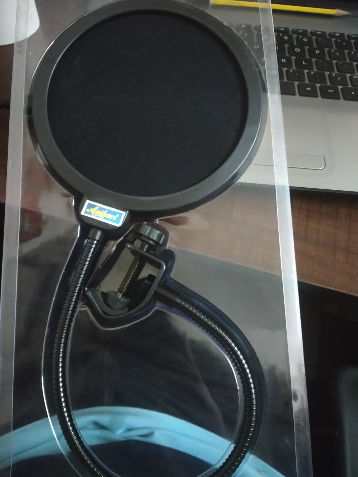 Aaikart WS-04 Double Layer Wind Pop Screen Filter for Condenser ...