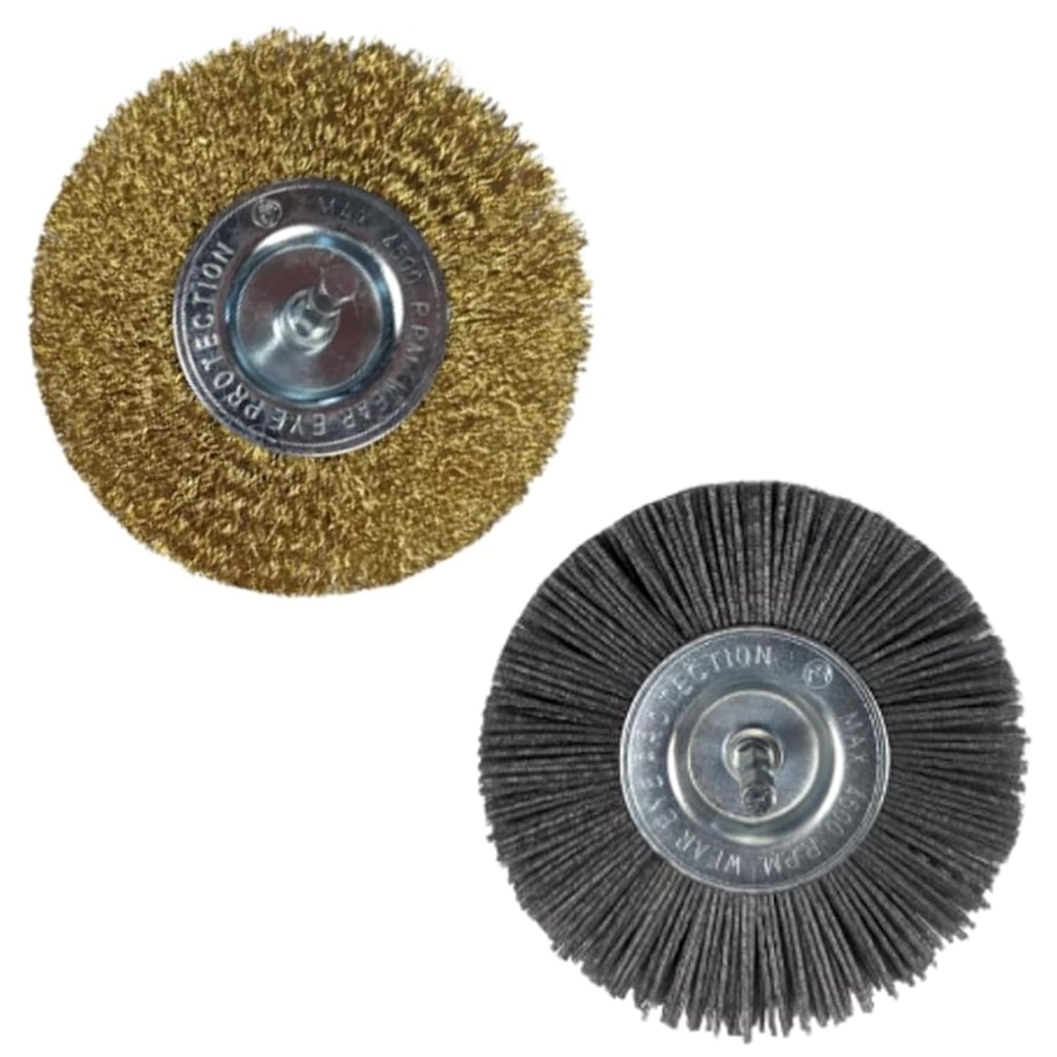 HAFRILY 2Pcs 5000 RPM Wire Brush Grinder Wire Wheel Block Paving Brush ...