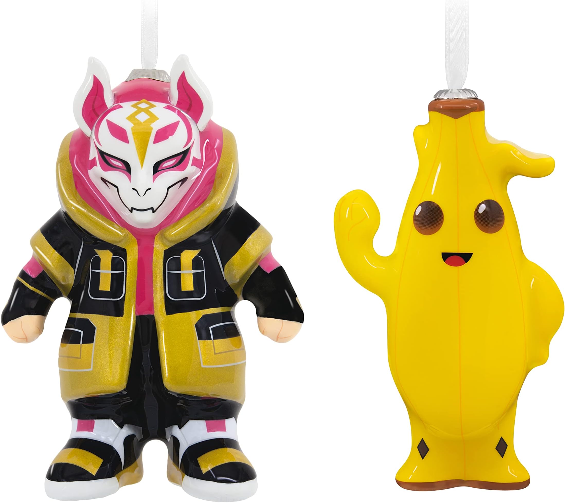 Amazon.com: Hallmark Fortnite Peely Decoupage Christmas Ornament ...