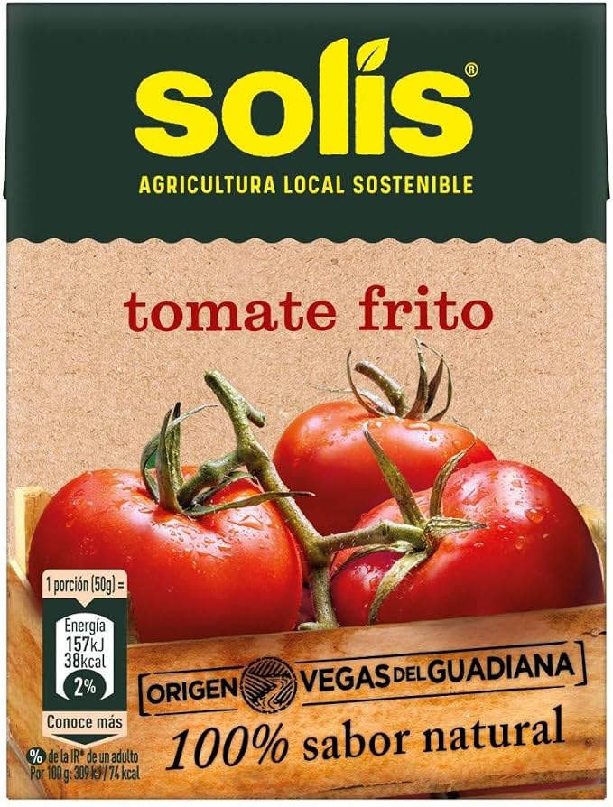 Solis Tomato Frito Spanish Sauce 350g (pack of 12) : Amazon.co.uk: Grocery