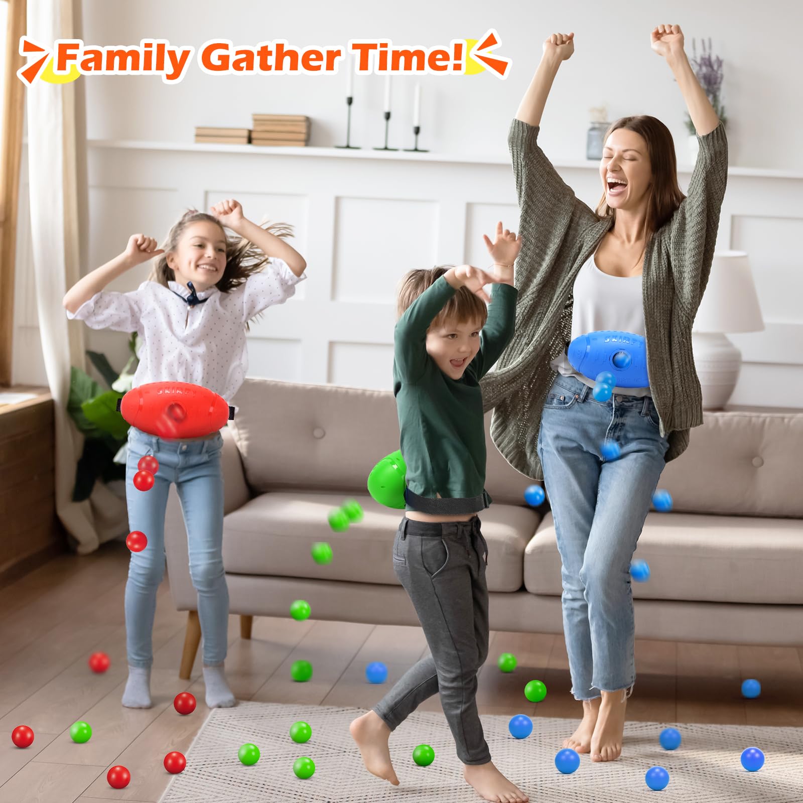 Snapklik.com : Skirfy Shaking Swing Balls Party Game,3 Pack Floor Game ...